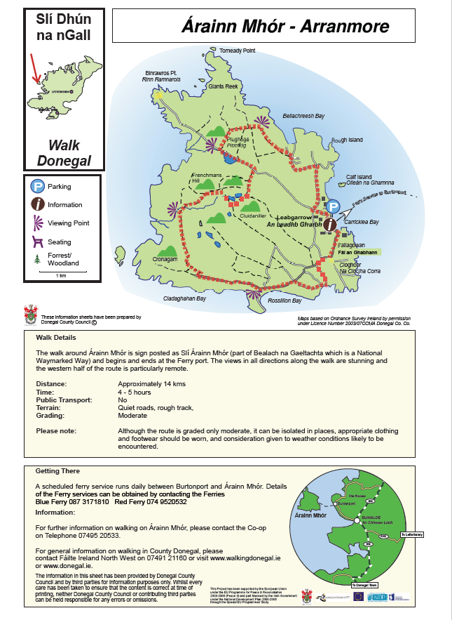 Waymarked Walks Arranmore Island - Arranmore Island